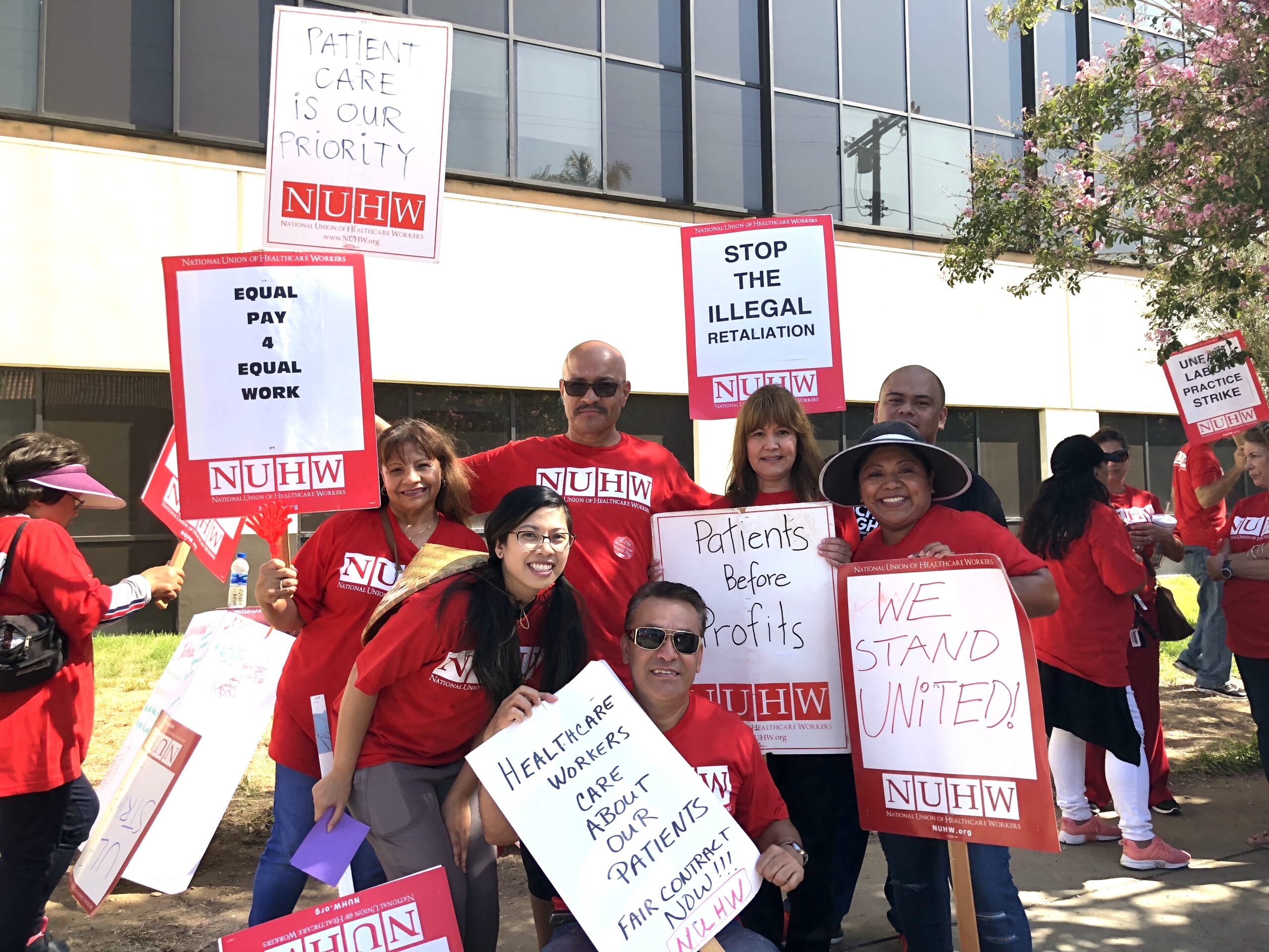 NUHW members stage first strike of Providence Tarzana Medical Center ...