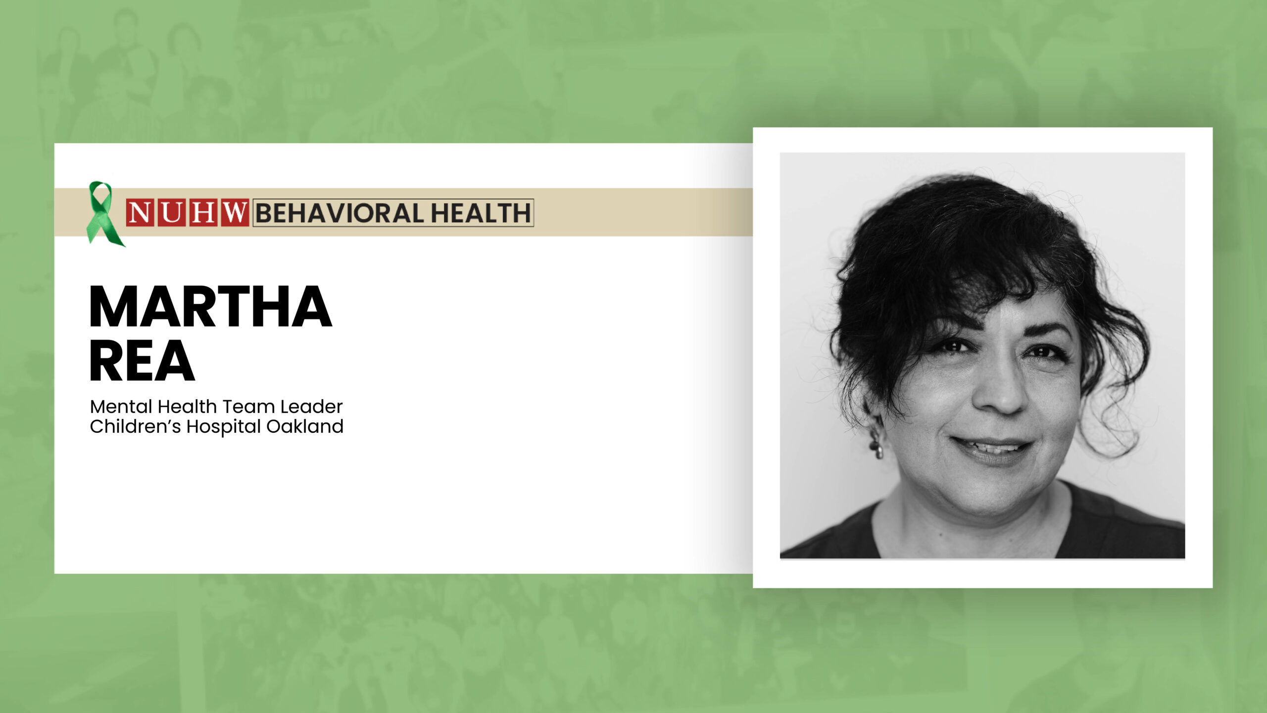 Martha Rea - National Union of Healthcare Workers