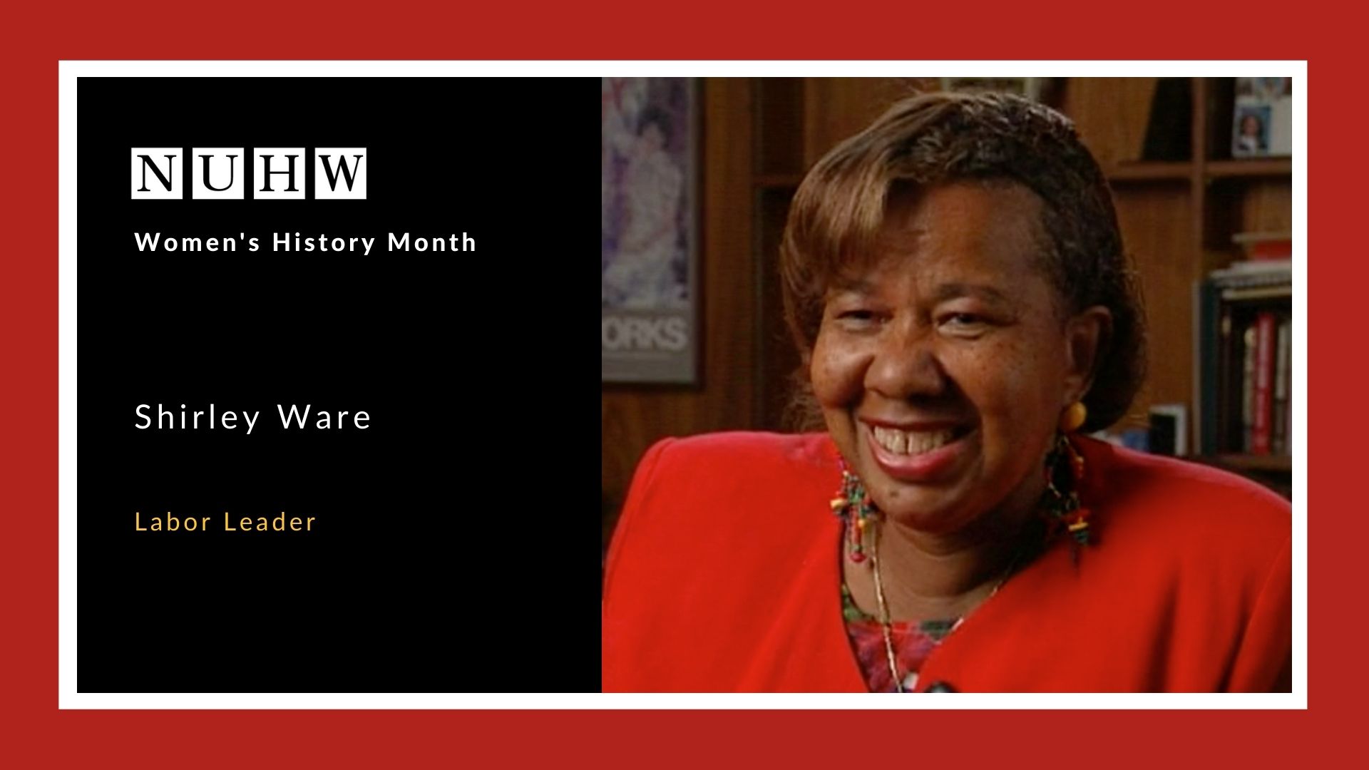 Shirley Ware - National Union of Healthcare Workers